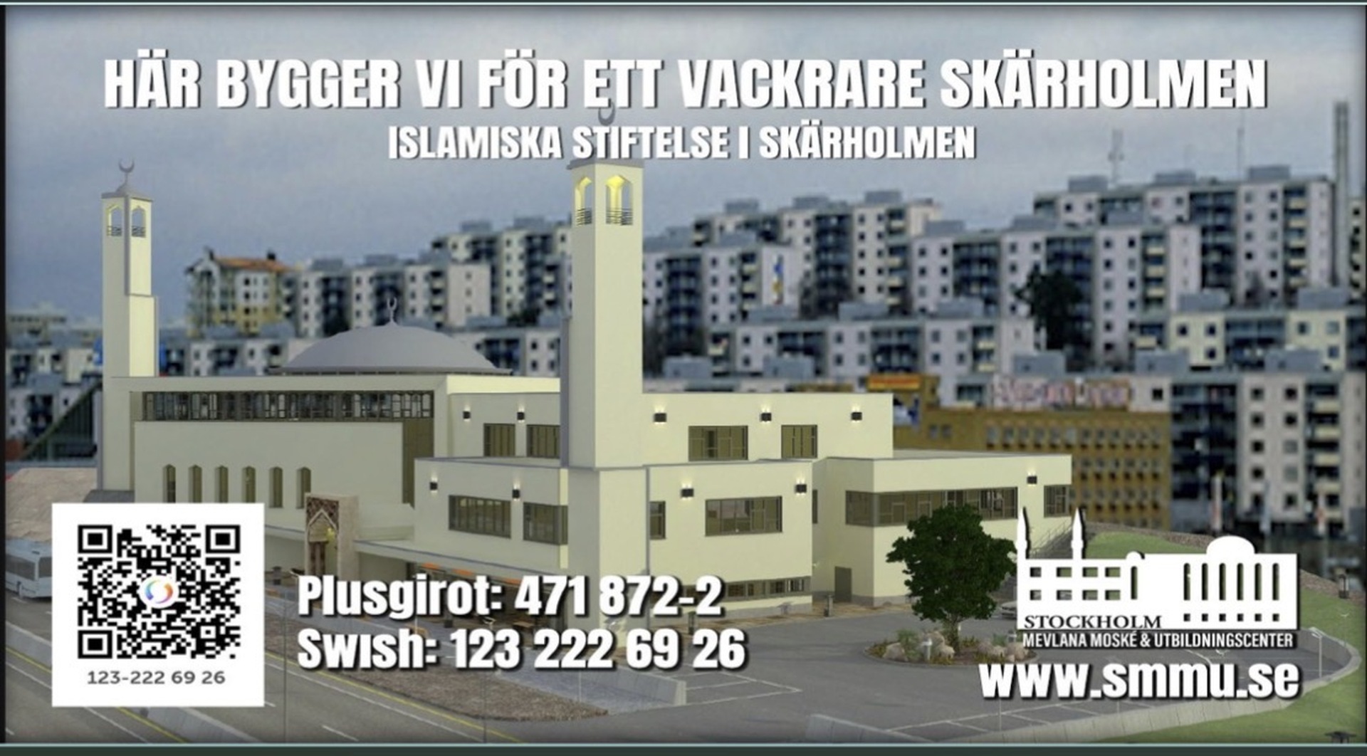 SKHLM Moské-Camii مسجد شارهولمن | Mawaqit - Prayer times, Mosque